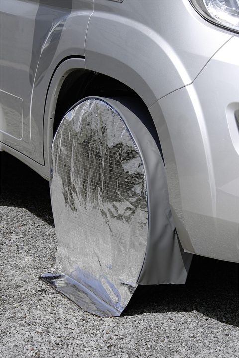 Housse de protection pour roue Reflex avec réflexion du soleil - Loisirs 44